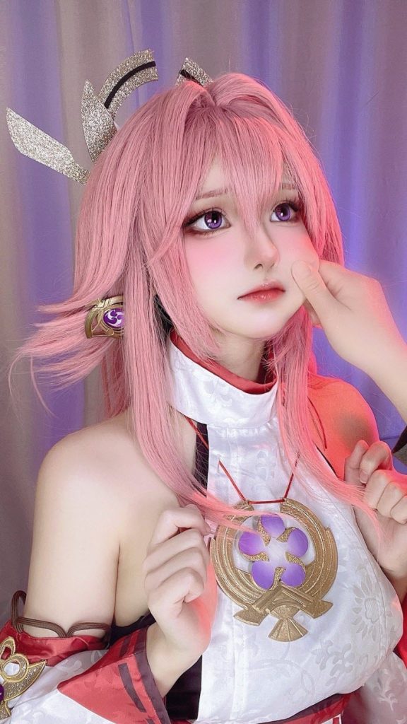 Ảnh Tuanbao Cosplay Yae Miko Trong Genshin Impact